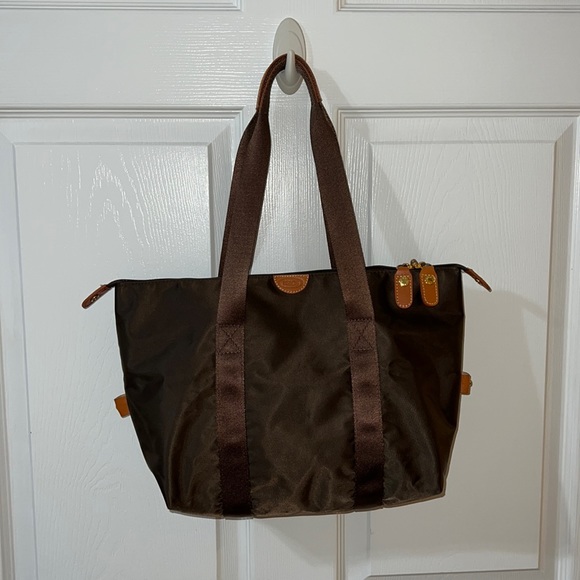 Bric's | Bags | Authentic Nylon And Leather Brics Travel Purse | Poshmark